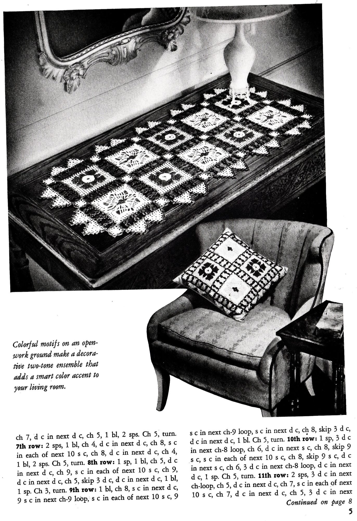 Free Vintage 1938 Crochet Motif Patterns - Vintage Patterns Dazespast Blog