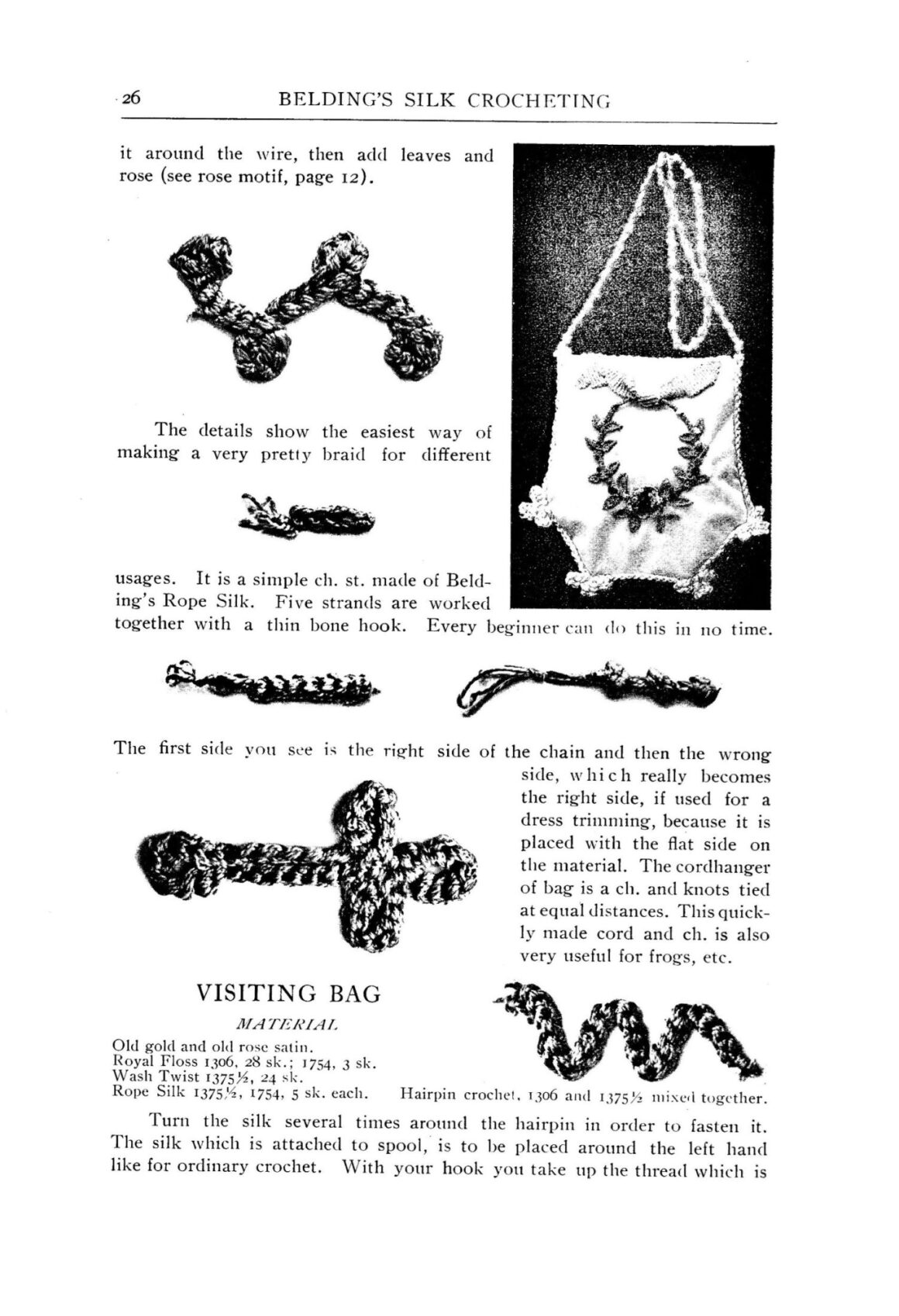 Silk Crochet Flower Patterns - Vintage Patterns Dazespast Blog